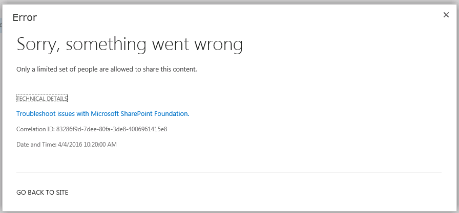 sharing_error – Information security and compliance