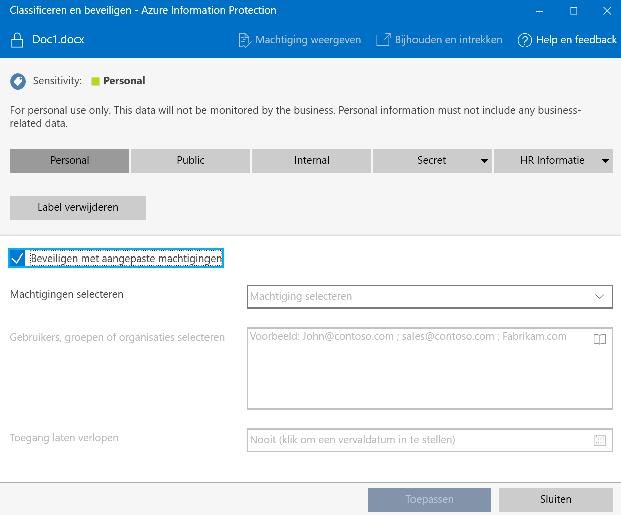 New Azure Information Protection add-in client – Information security ...