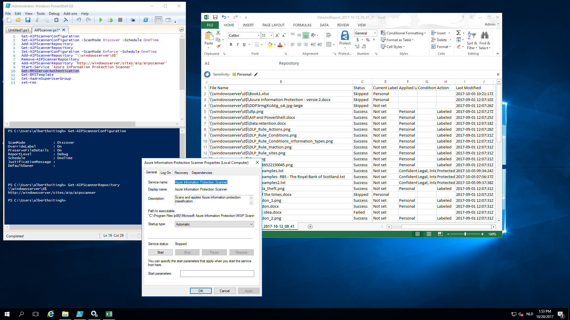 Azure Information Protection Scanner – Information security and compliance