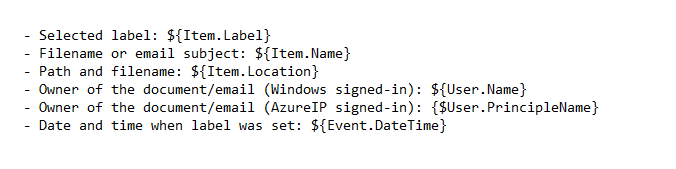 Configuring visual markings in Azure Information Protection ...