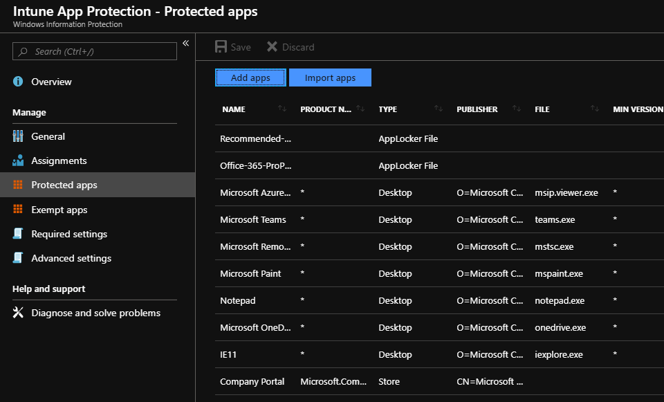 Windows Information Protection – Information security and compliance