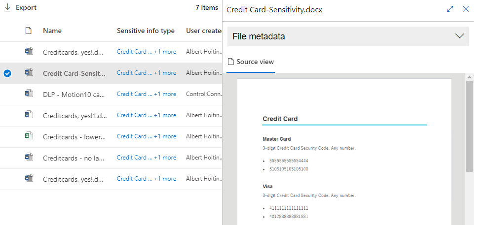 Content explorer in Office 365 – Information security and compliance