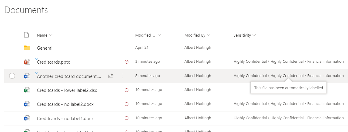 Auto-labeling data at rest – pt 2 – Information security and compliance