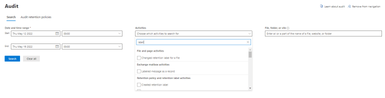 Different types of logging – Microsoft Purview Audit – Information ...