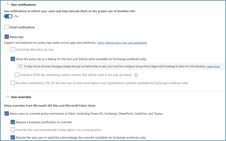 Custom DLP rule for sensitivity labels and scan before send ...