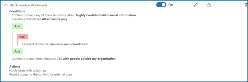 Custom DLP rule for sensitivity labels and scan before send ...