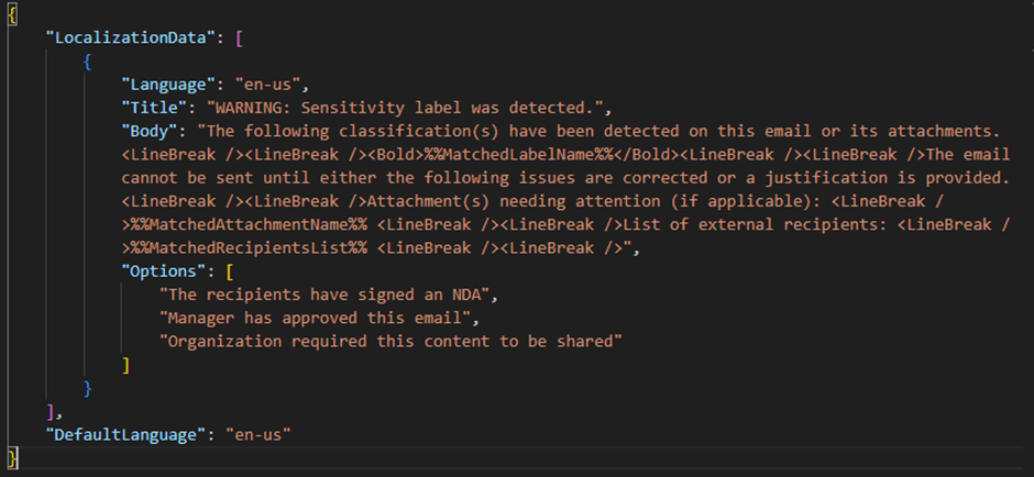 Custom DLP rule for sensitivity labels and scan before send ...