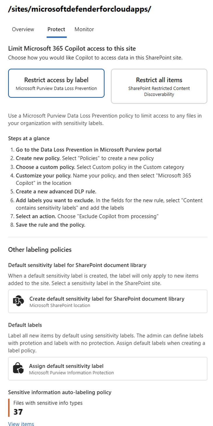 Microsoft Purview Data Security Posture Management for AI – Information ...
