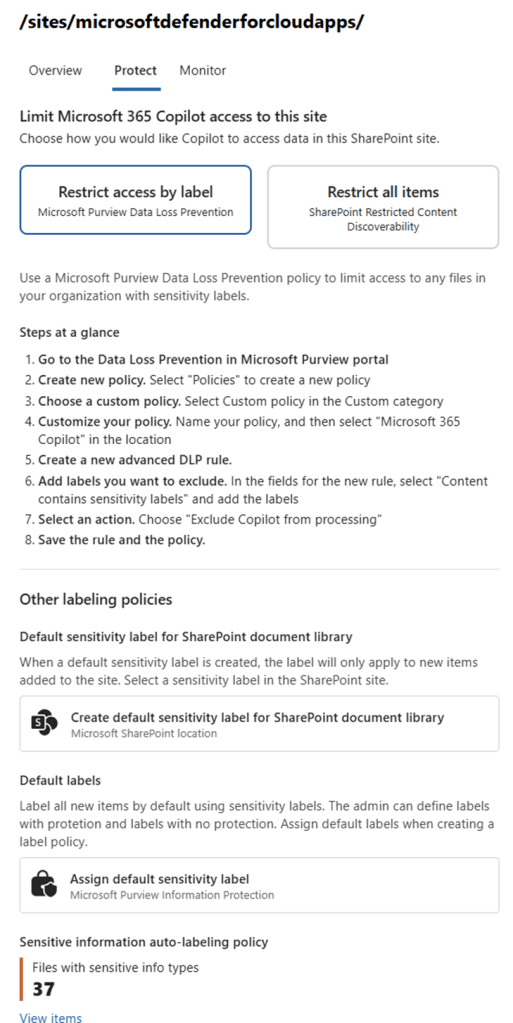 Microsoft Purview Data Security Posture Management for AI – Information ...