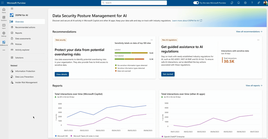 Microsoft Purview Data Security Posture Management for AI – Information ...